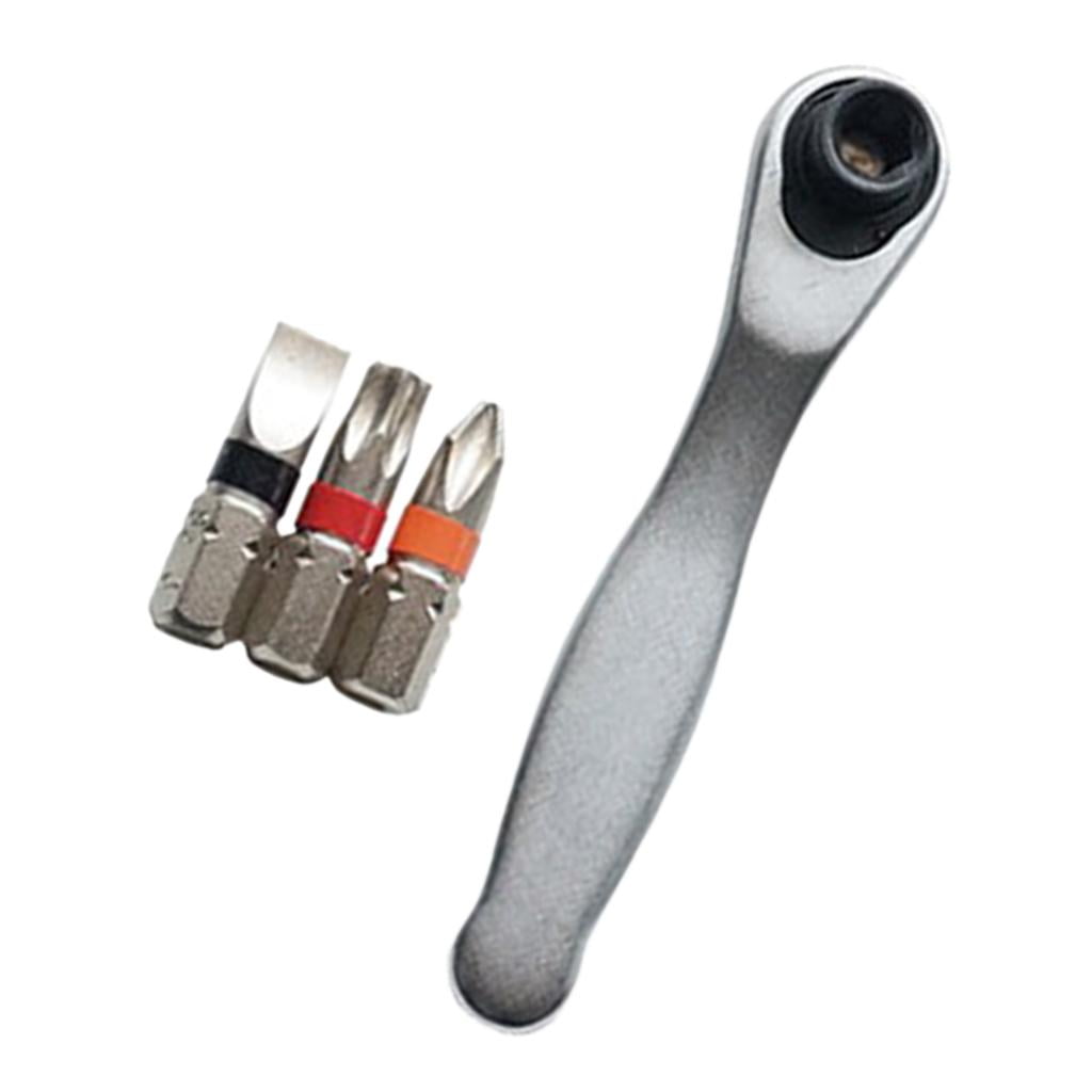 Mini Ratchet Wrench Set Drive. 1/4 Inch 72 Tooth Quick Release Ratchet ...