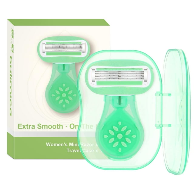 Mini Razors for Women On The Go, Extra Smooth 5-Blade Shaving Razors ...