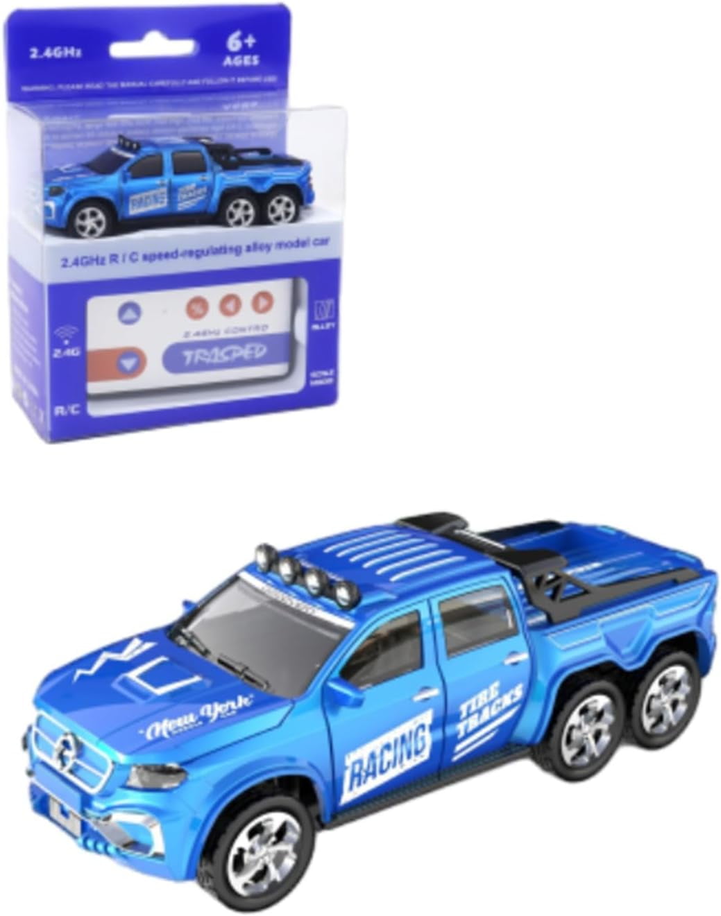 Mini Rc Drift Car, 1/64 Scale Alloy Truck, Remote Control 4x4 Off-Road ...