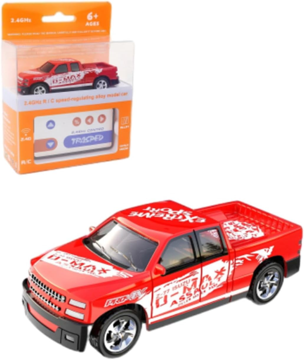 Mini Rc Drift Car, 1/64 Scale Alloy Truck, Remote Control 4x4 Off-Road ...