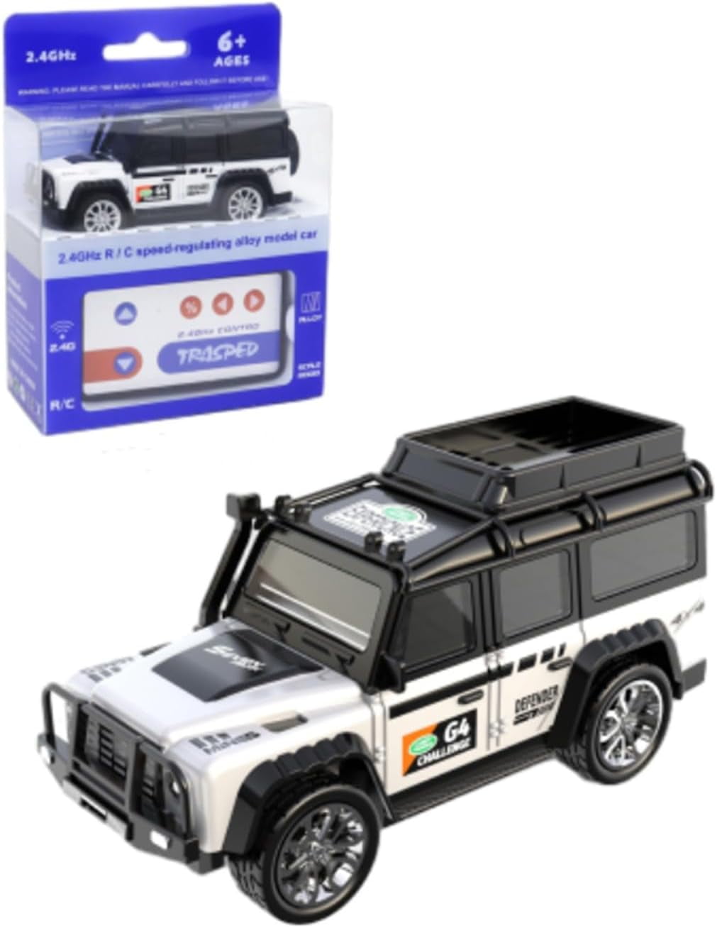 Mini Rc Drift Car, 1/64 Scale Alloy Truck, Remote Control 4x4 Off-Road ...