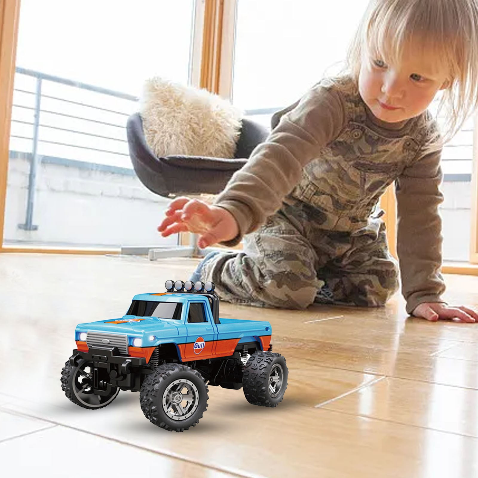 Mini Rc Monster Truck 1/64 Scale Mini Monster Trucks Remote Control Car ...