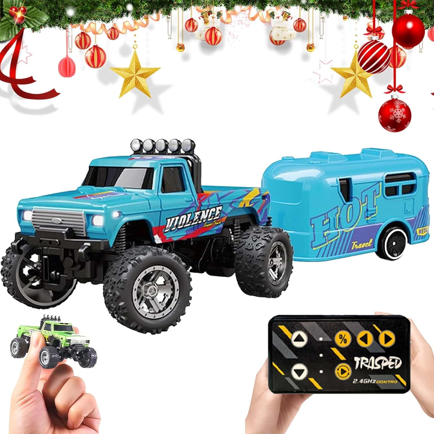 Mini Rc Monster Truck, Mini Monster Trucks, 1:64 Scale Monster Truck ...