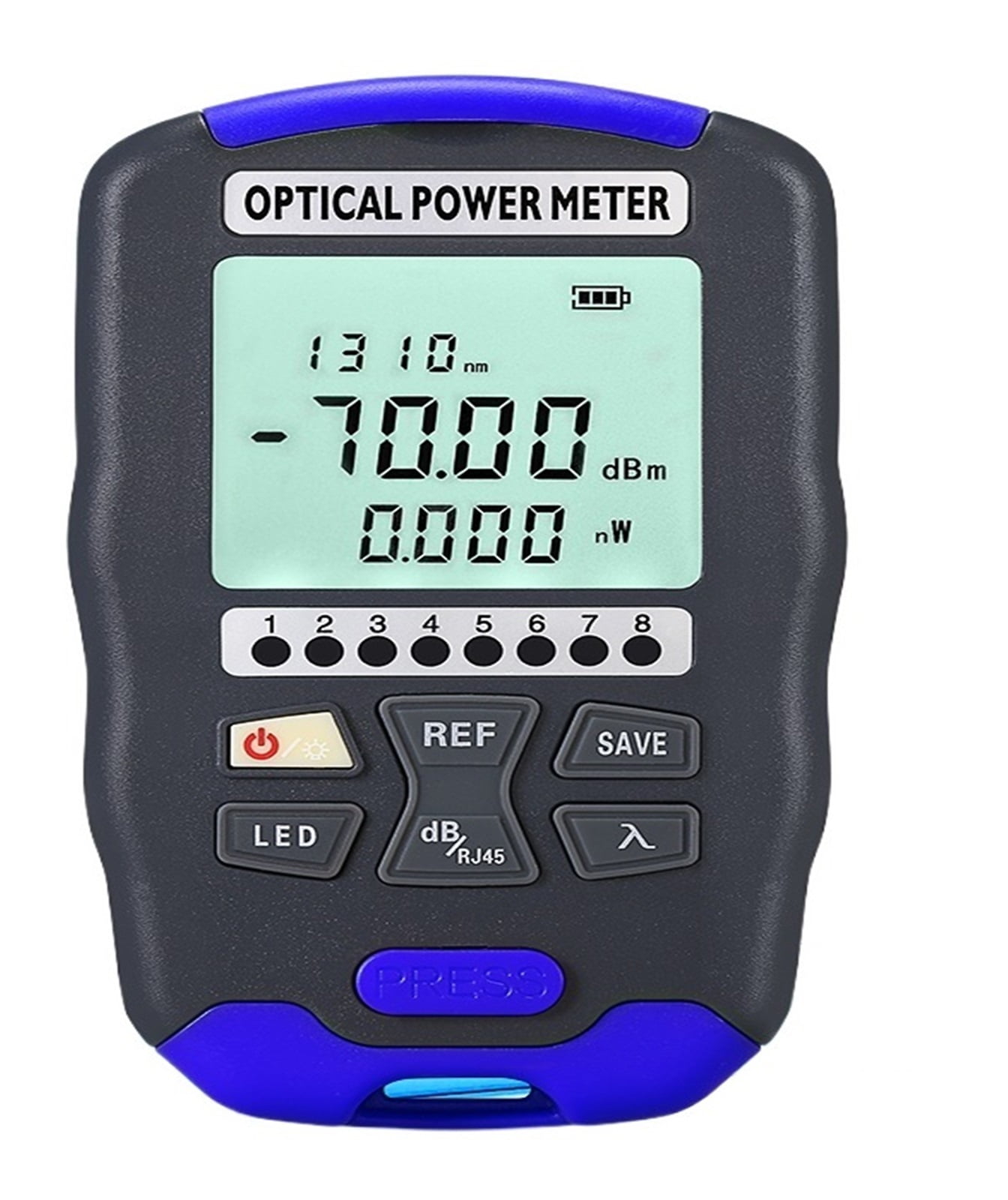 Mini Rechargeable Optical Power Meter,AUA-D7/D5/DC7/DC5 OPM Fiber ...