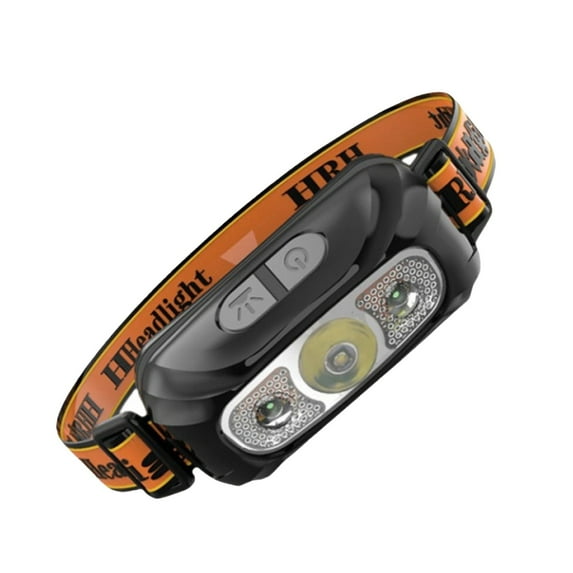 Mini Rechargeable Powerful Sensor Headlamp Fishing Camping USB Head ...