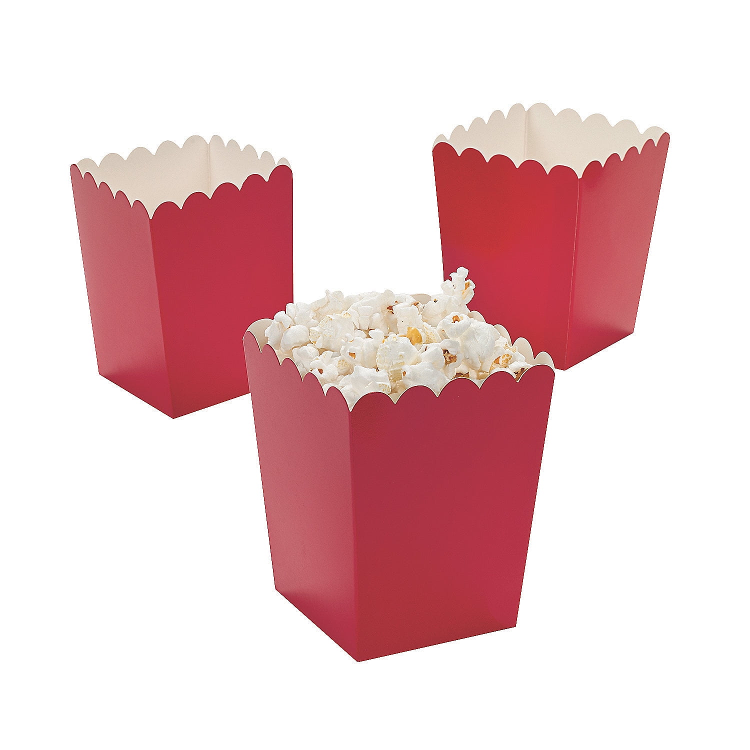 Mini Red Popcorn Boxes (24Pc) - 24 Pieces - Walmart.com