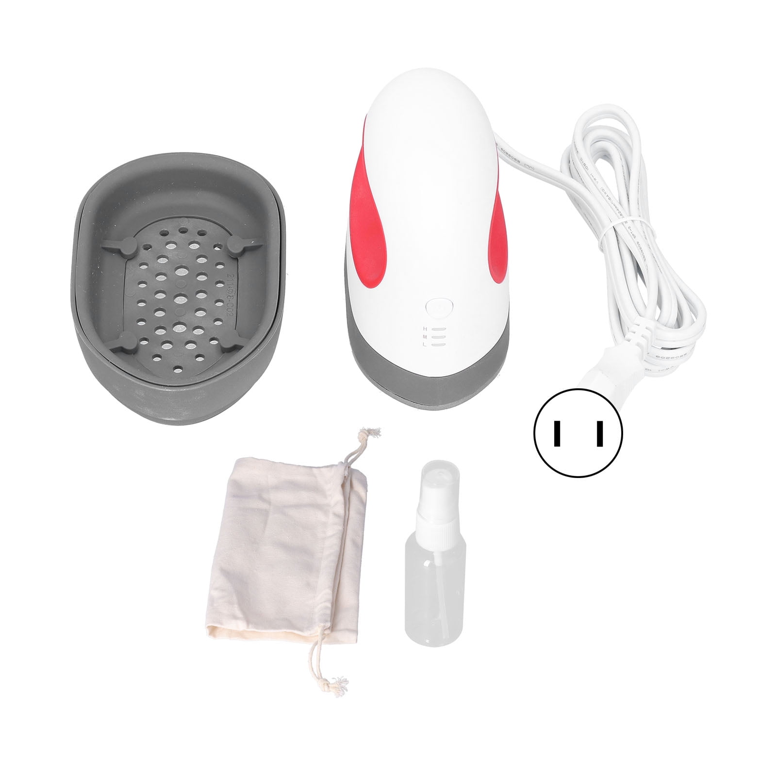 Mini Red Portable Ironing Machine with Auto Temp Sensor - Compact US ...