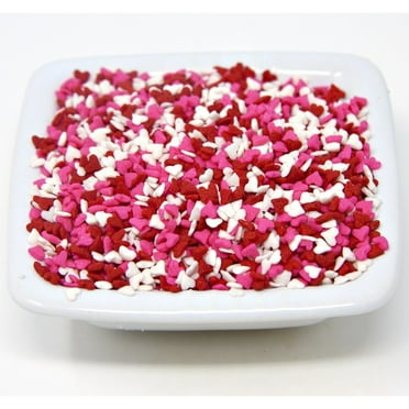 Wilton Jumbo Heart-Shaped Edible Sprinkles for Cake and Cupcake ...
