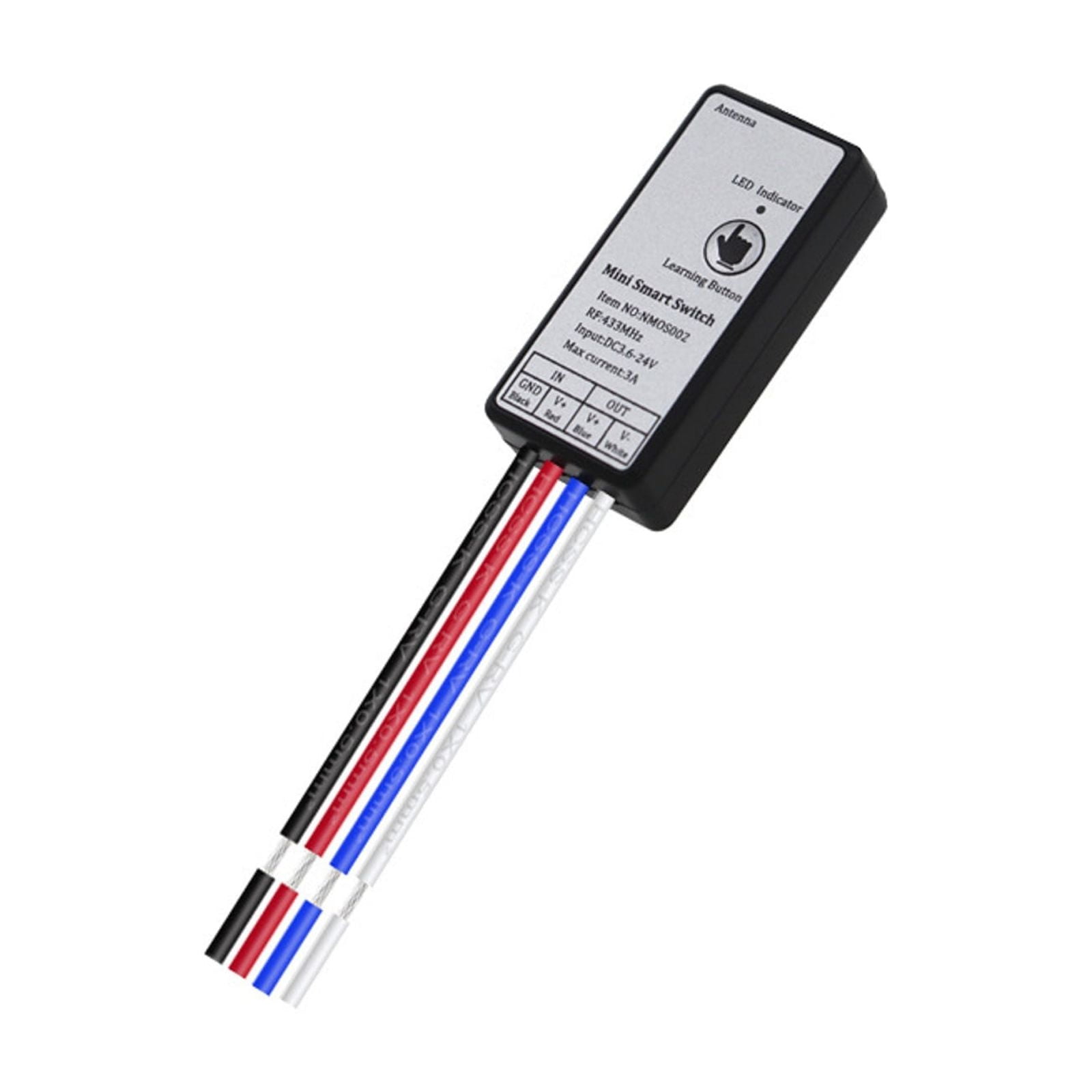 Mini Relay Wireless RF Remote Control Switch, DC 6V 12V 24V 1CH Channel ...