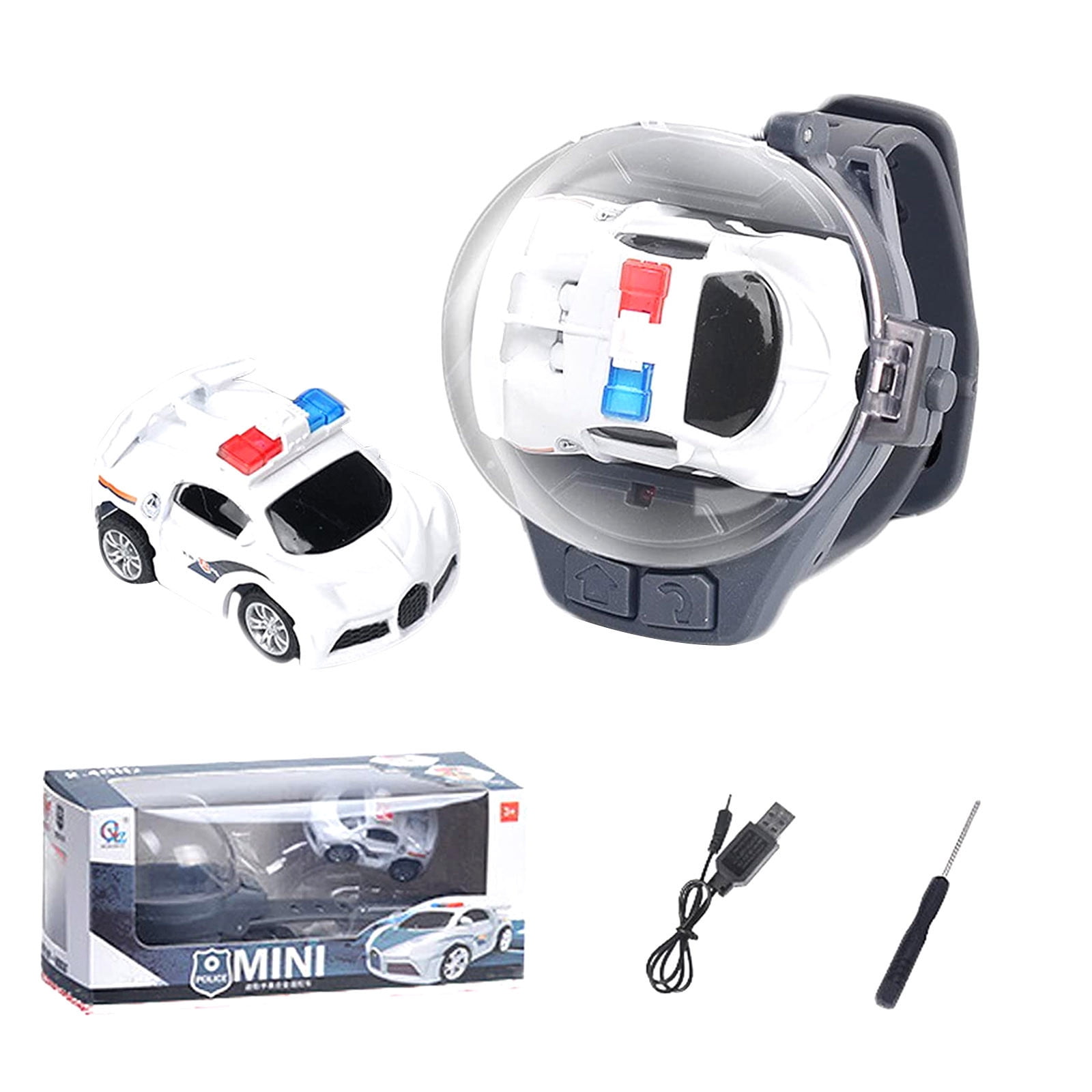 Mini Remote Control Car Watch Toys, 2.4 GHz Cartoon RC Watch Racing Car ...