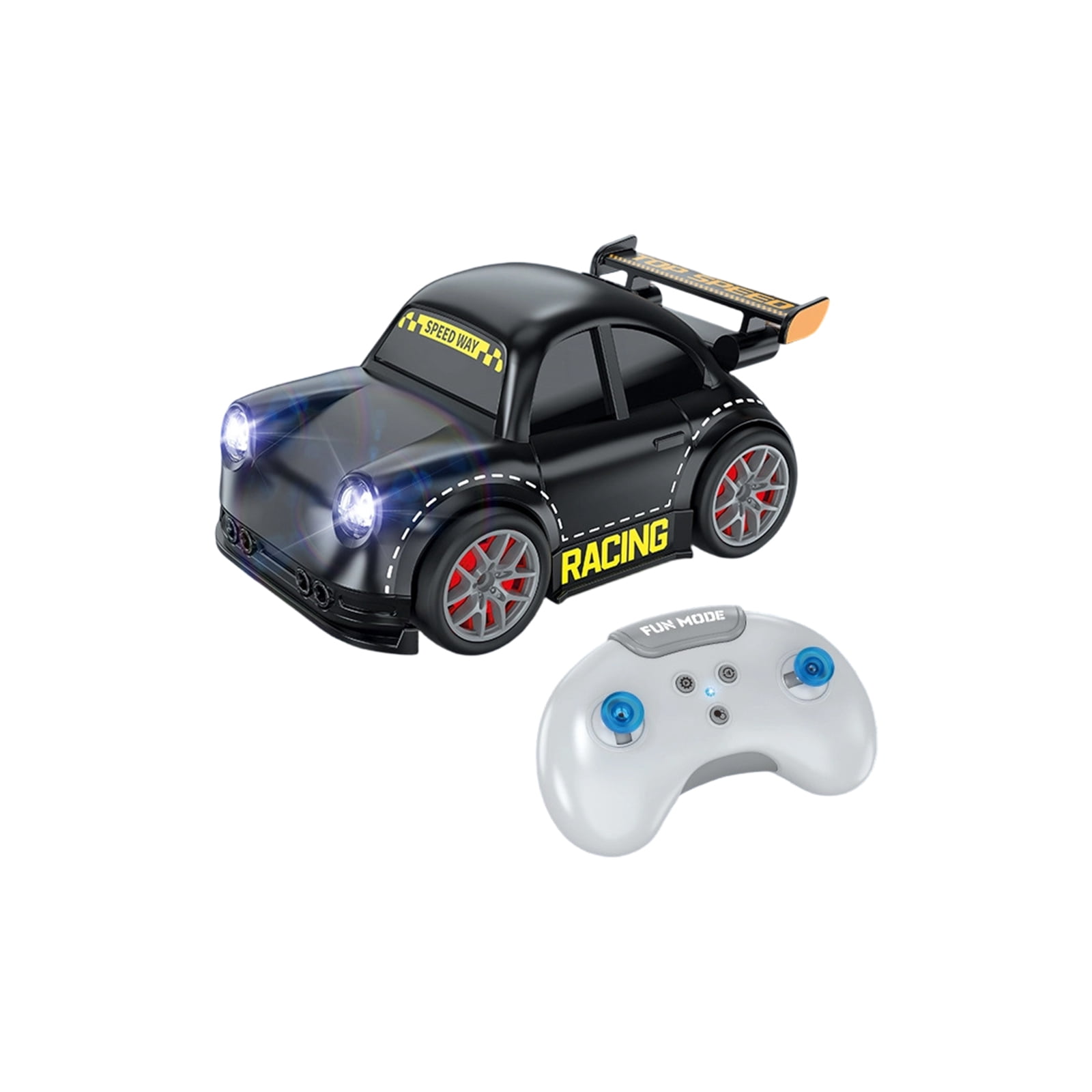 Mini Remote Control Racing Car with LED Lights, 2.4GHz RC Toy Car for ...