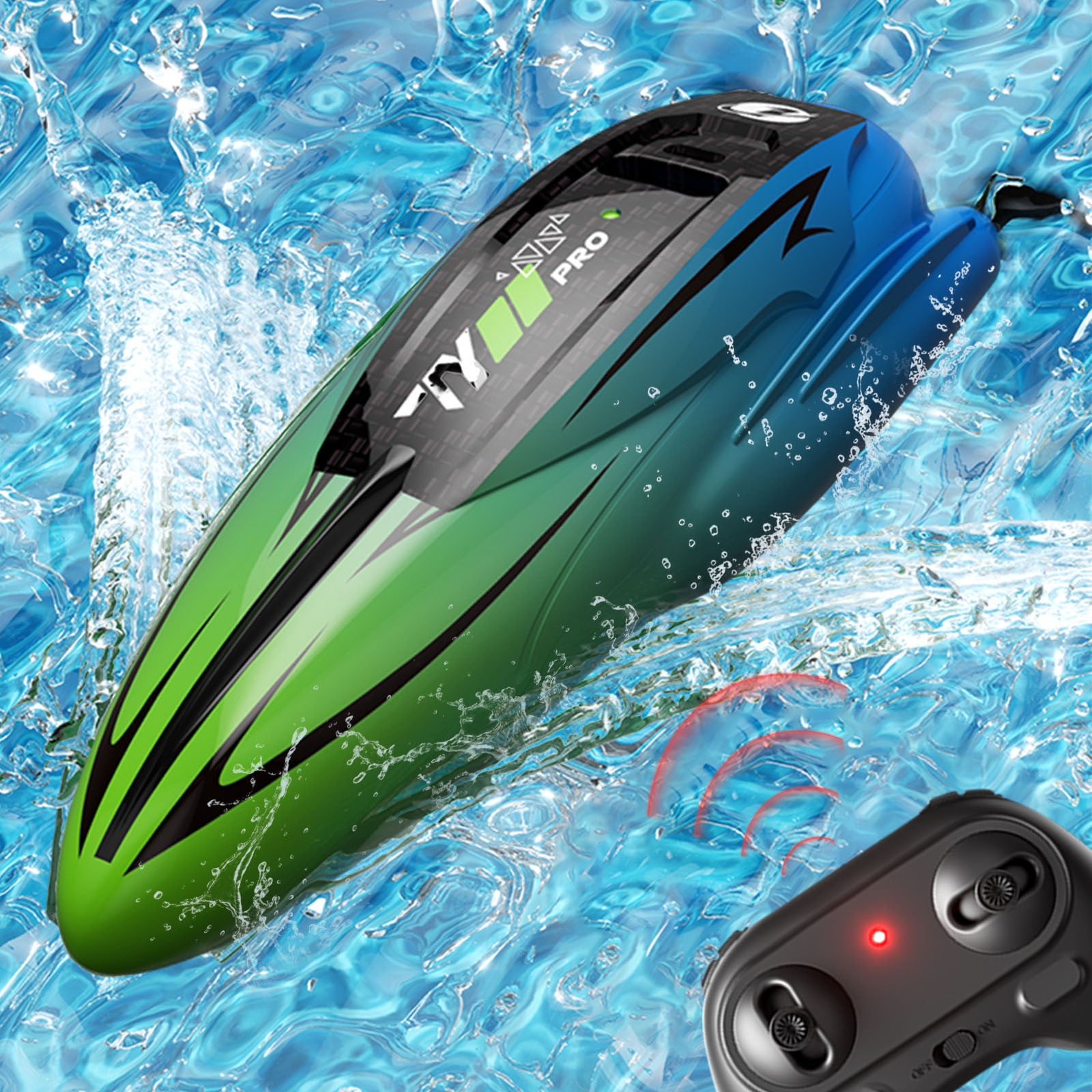 Mini Remote Control Stunt Boat | 360° Flip Double Motor High-Speed ...