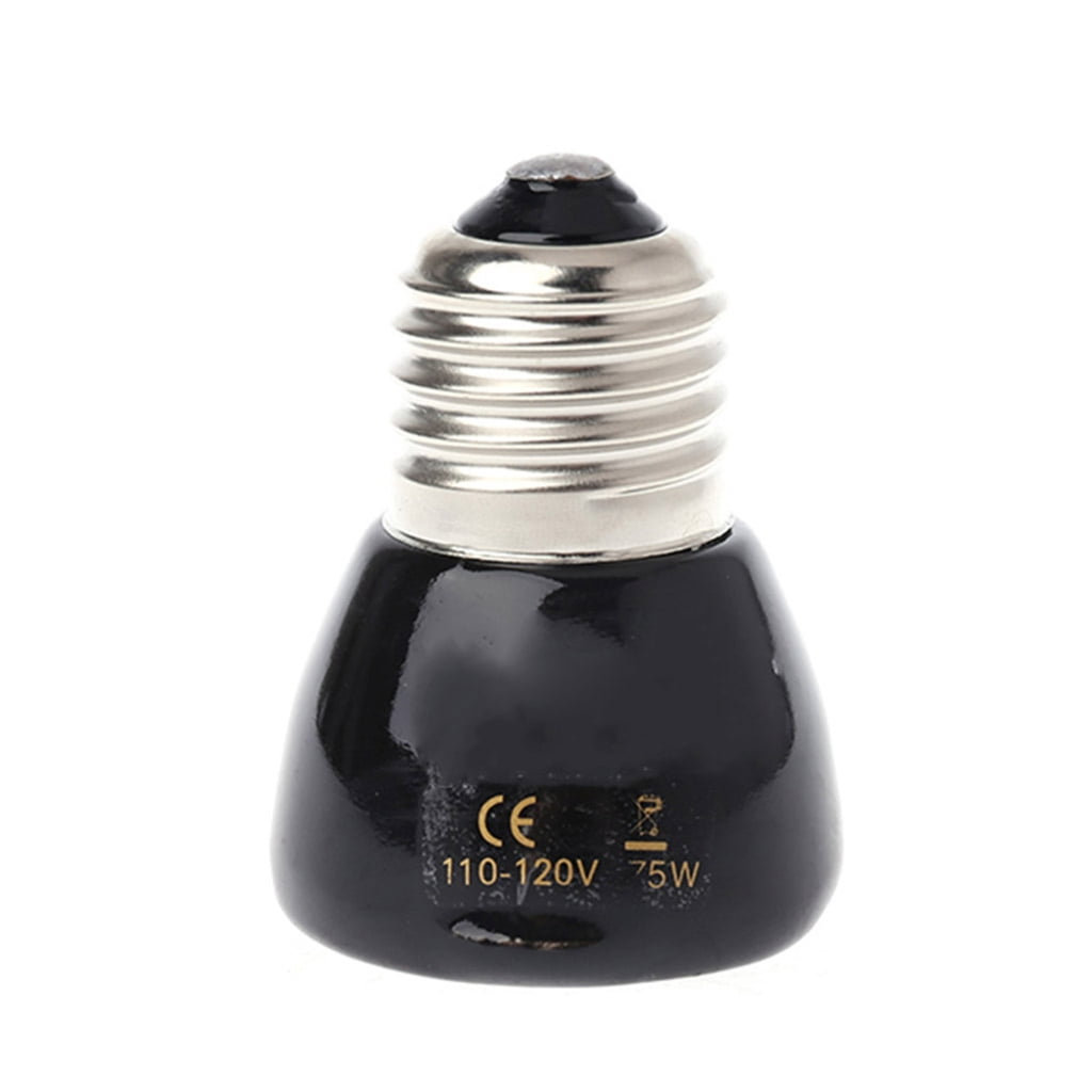 Mini Reptile Heat Lamp Bulb No Light Infrared Ceramic Heat Emitter for ...
