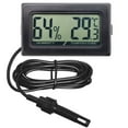 Mini Reptile Terrarium Thermometer Hygrometer with Probe Reptile ...