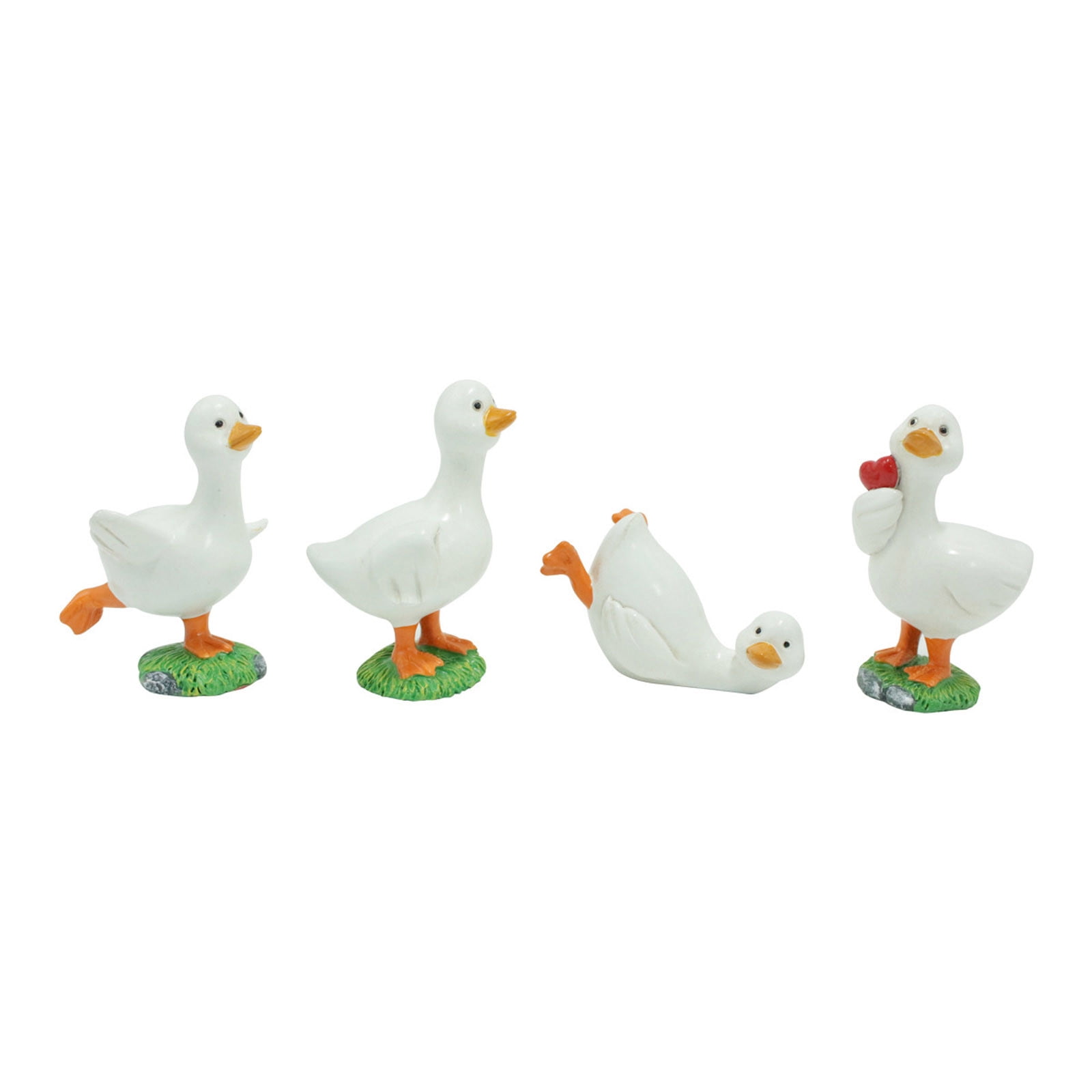 Mini Resin Duck Fairy Garden Accessories Miniature Figurine, Decor for ...
