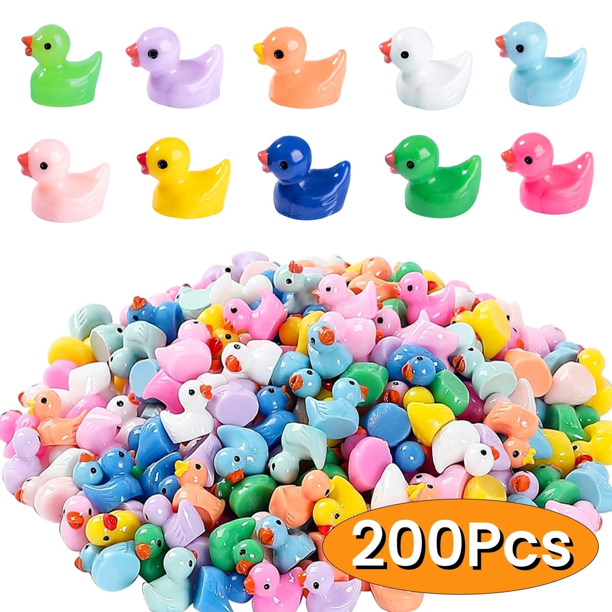 Mini Resin Ducks Small Duck Decoration Minature Ducks to Hide for Dollhouse Accessories Mini ...