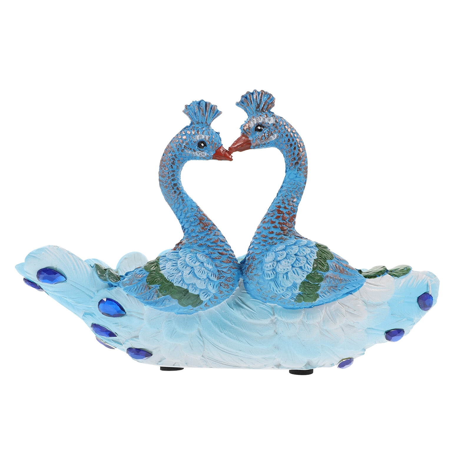 Peacock Succulent Planter Pot Cactus Flower Resin Container For Home ...