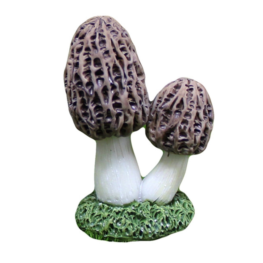 Mini Resin Mushroom Statue Diy Mini Landscape Garden Terrace Desktop ...