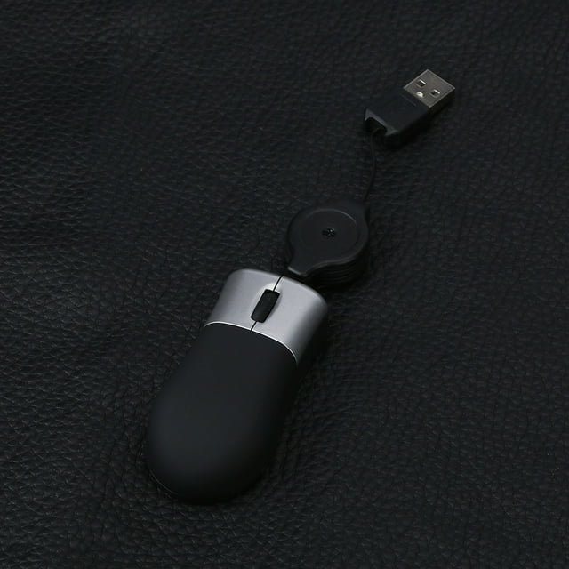 Mini Retractable Usb Optical Scroll Wheel Wired Mouse for Laptop ...