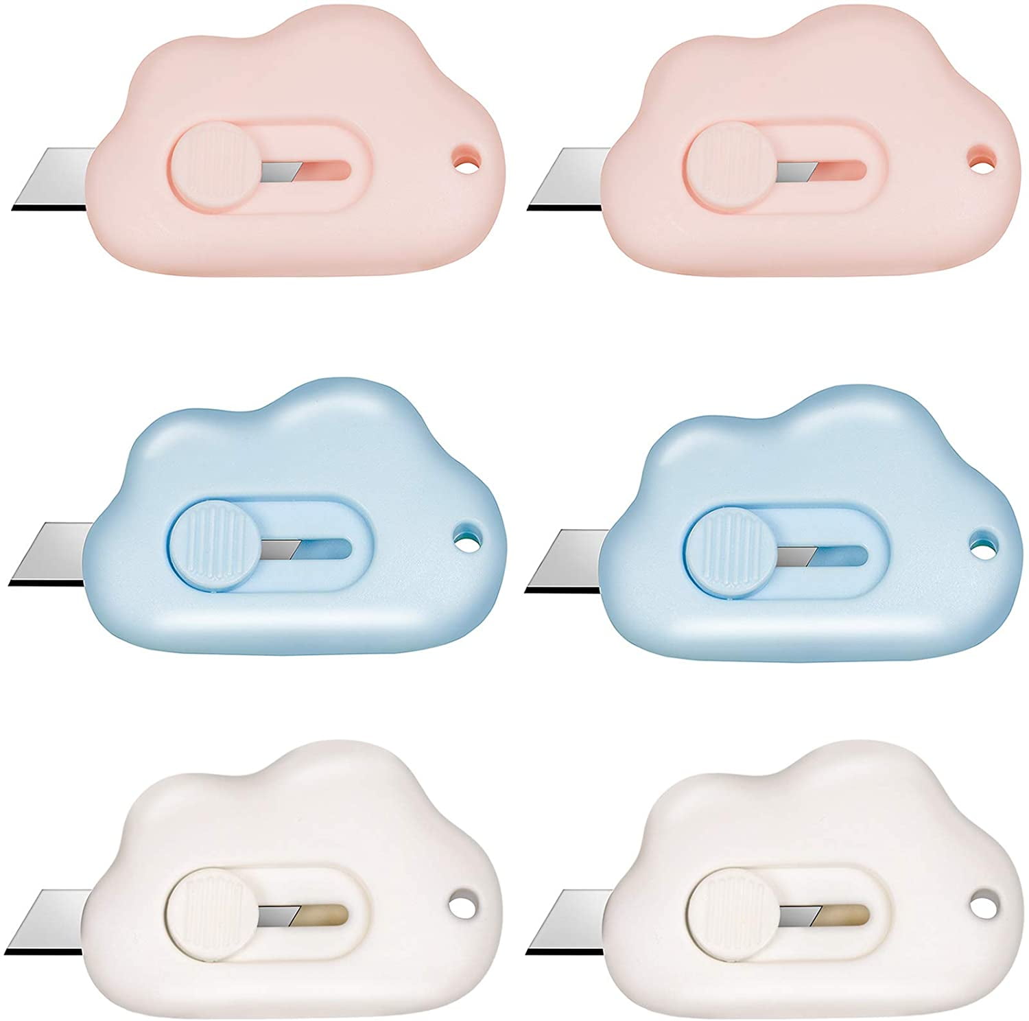 Mini Retractable Utility Knife Box Cutter Letter Opener Pocket Knives ...