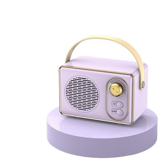 Mini Retro Bluetooth Speaker with FM Radio USB TF Card Great Gift for ...