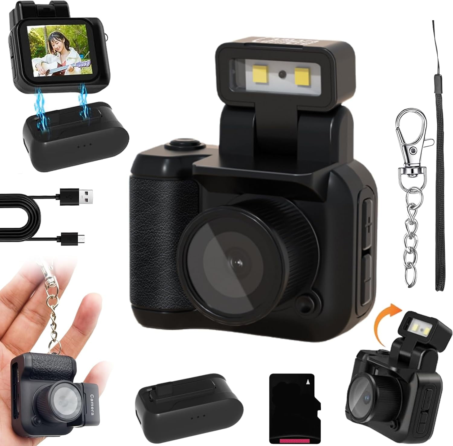 Mini Retro Keychain Camera – Pocket-Sized Fun with Vintage Flair, Mini ...