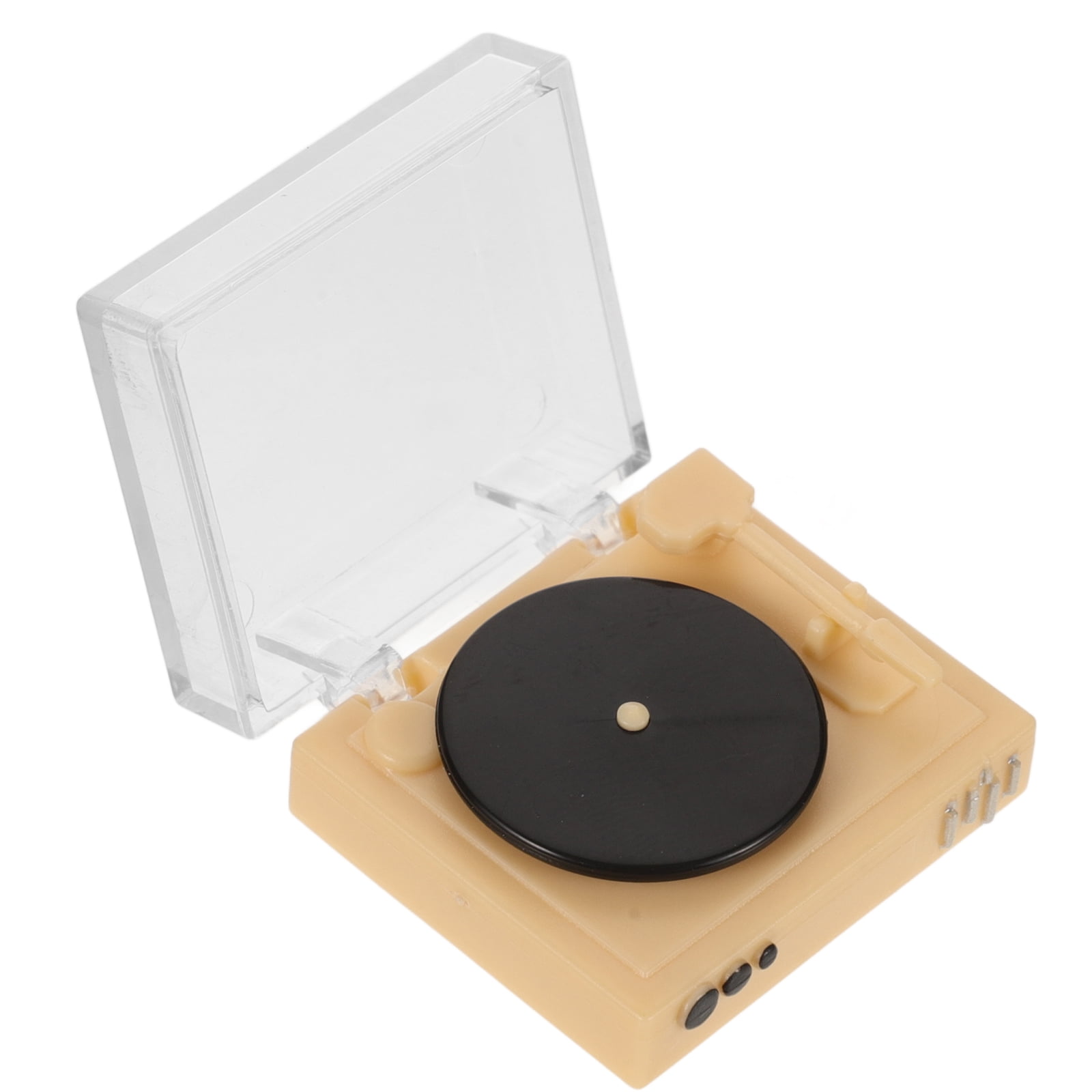 Mini Retro Record Player Miniature Home Appliance Simulation Record ...