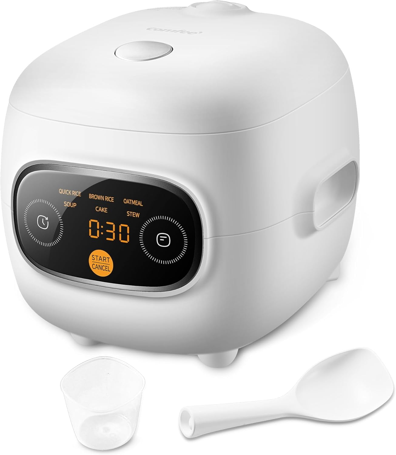 Mini Rice Cooker 4 Cups Cooked/2 Cups Uncooked, Portable Non-Stick rice ...