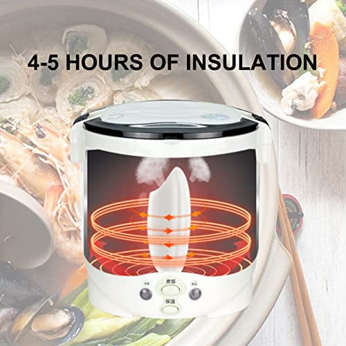 Mini Rice Cooker, Vehicle-Mounted Rice Cooker 12V, Thermal Insulation ...