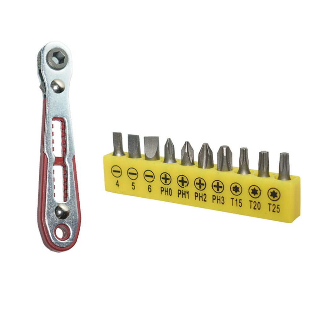 Mini Right Angle Ratchet Wrench Screwdriver Socket For Torx ...