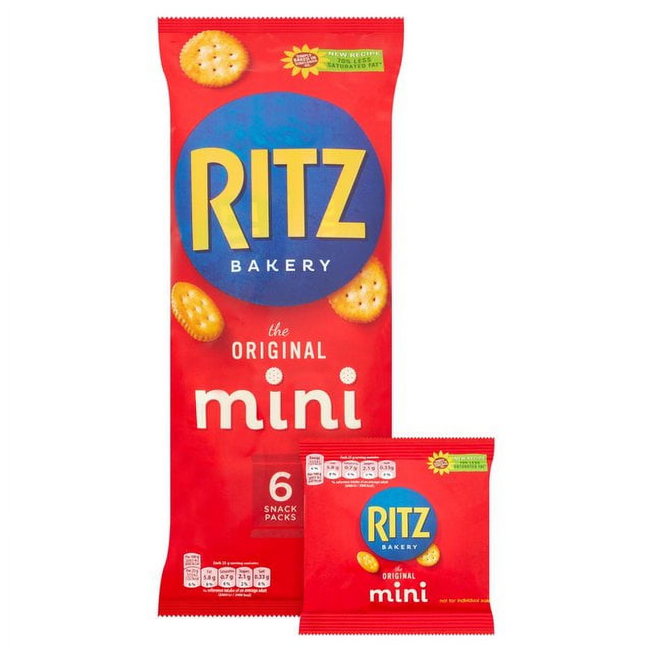 Mini Ritz Crackers, Pack of 6, 150G - Walmart.com