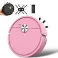 Mini Robot Vacuum for Car, 3-in-1 Rechargeable Smart Cleaning Robot ...