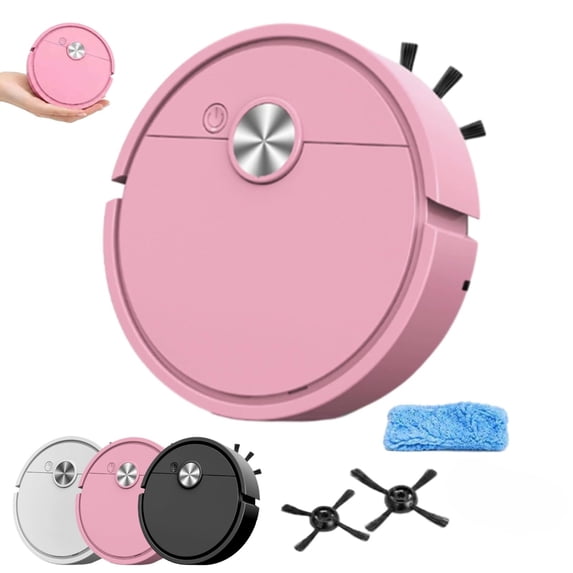 Mini Robot Vacuum Cleaner, 3 in 1 Rechargeable Sweeping and Mopping ...