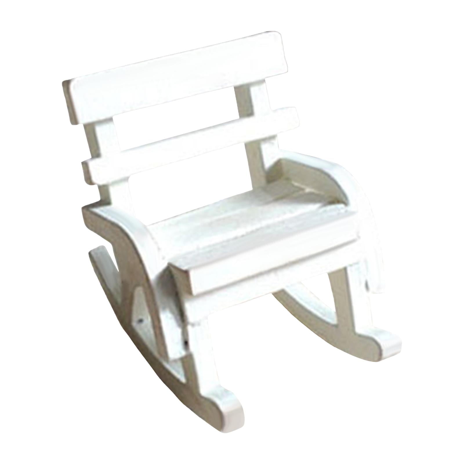 Mini Rocking Chair Dollhouse Furniture for Micro Landscape Diorama ...