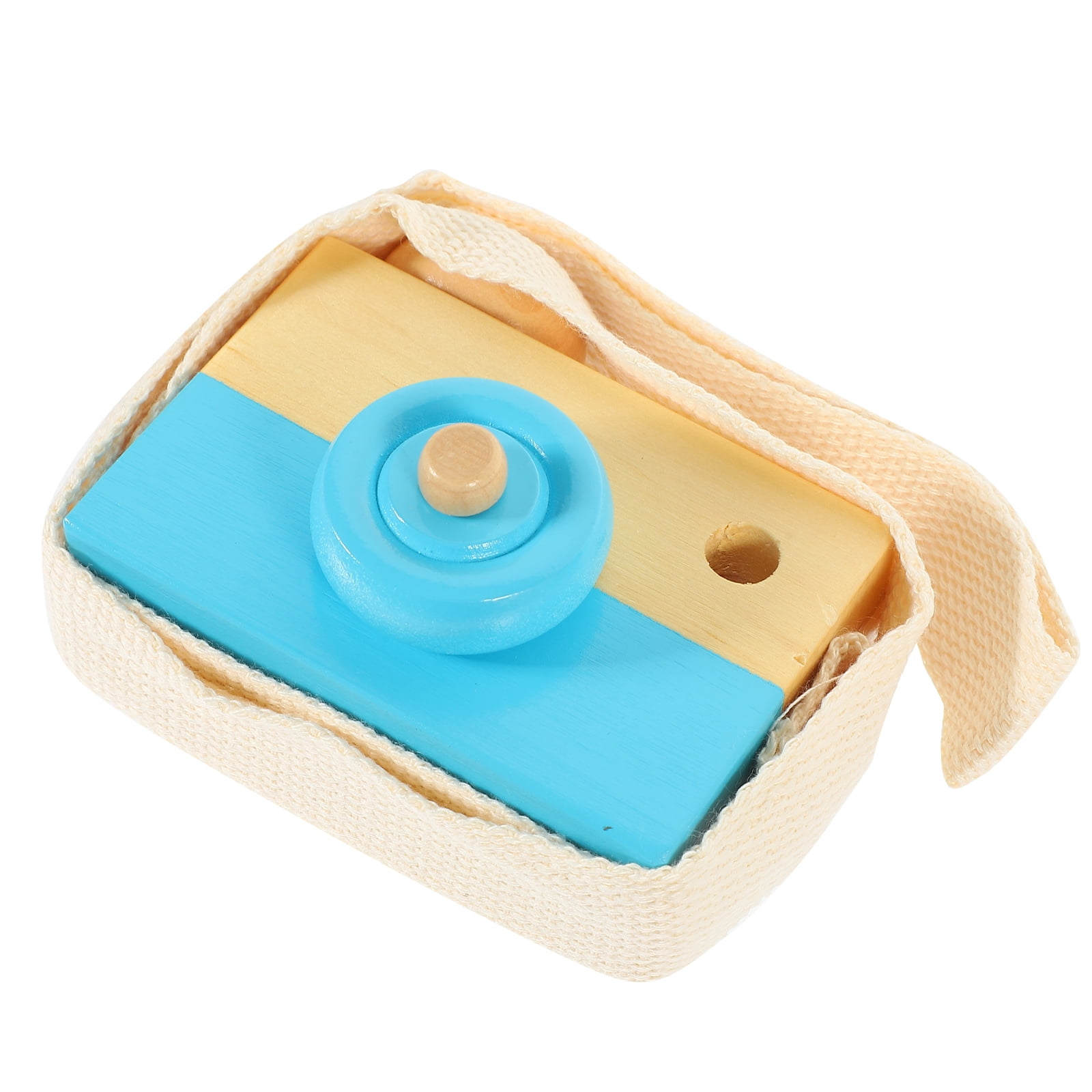 Mini Room Camera Ornament Portapotty Kid Toy Home Decor Wooden Small ...