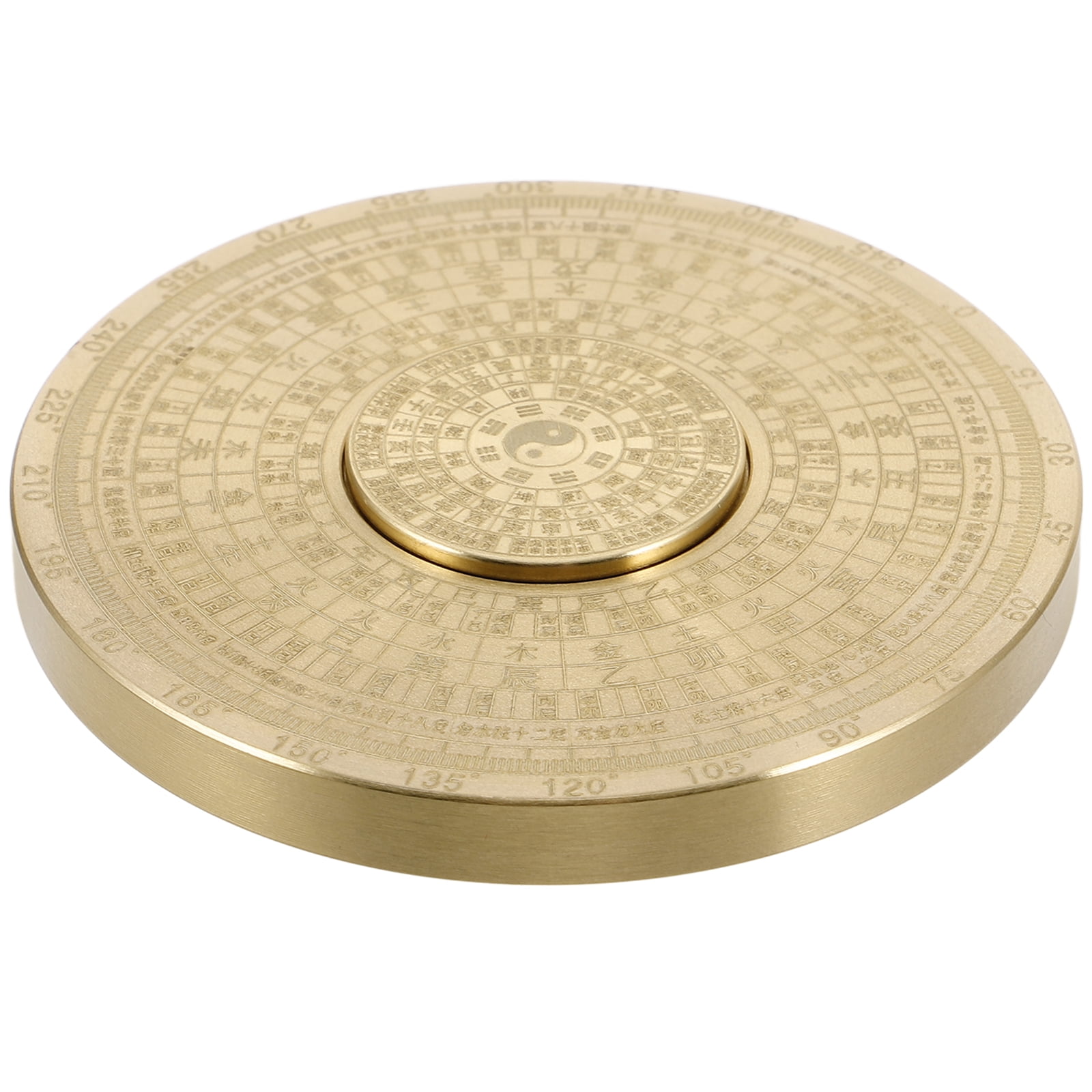 Mini Rotation Compass Feng Shui Amulet Ornament Good Luck Charms ...