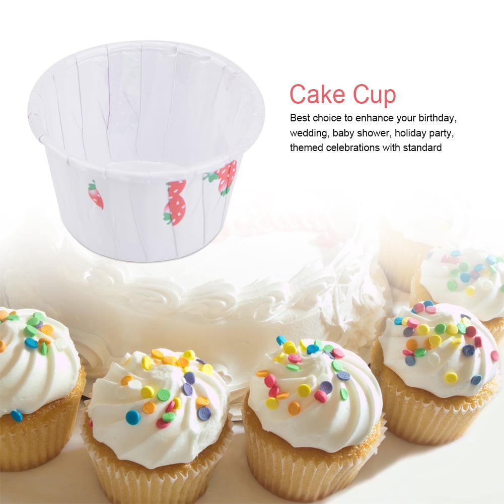 Mini Round Cake Cups - Baking Muffin Liners For Family Celebrations ...