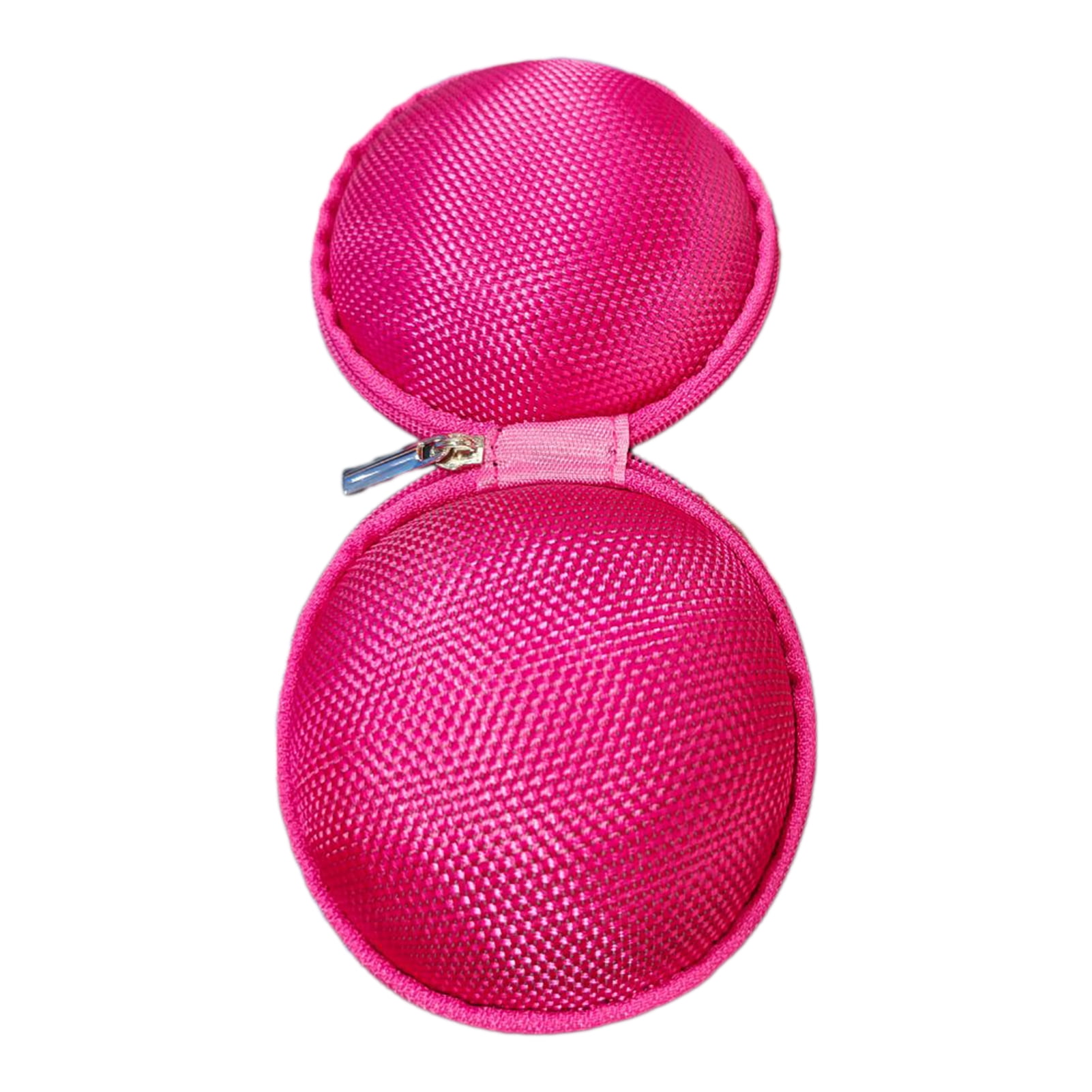 Mini Round Earphone Earbuds USB Cable Storage Bag Carrying Case ...