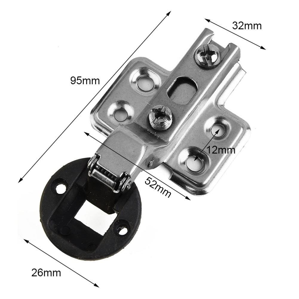 Mini Round Head Glass Hinge Damping Hydraulic Buffer Glass Furniture ...