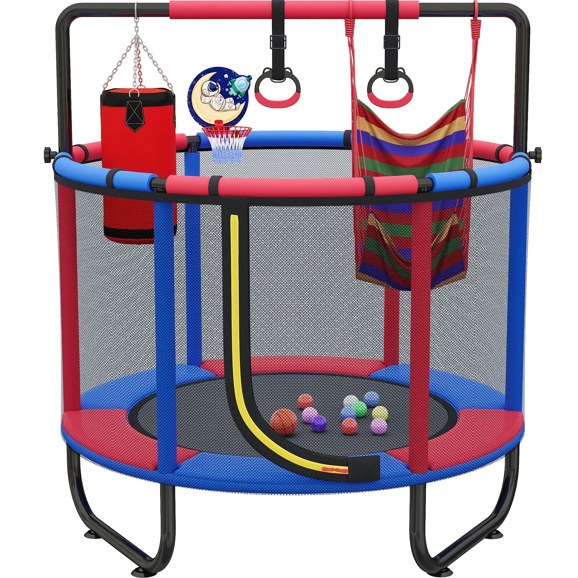 smarTrike Indoor Activity Center, Folding Trampoline & Ball Pit, 100 ...