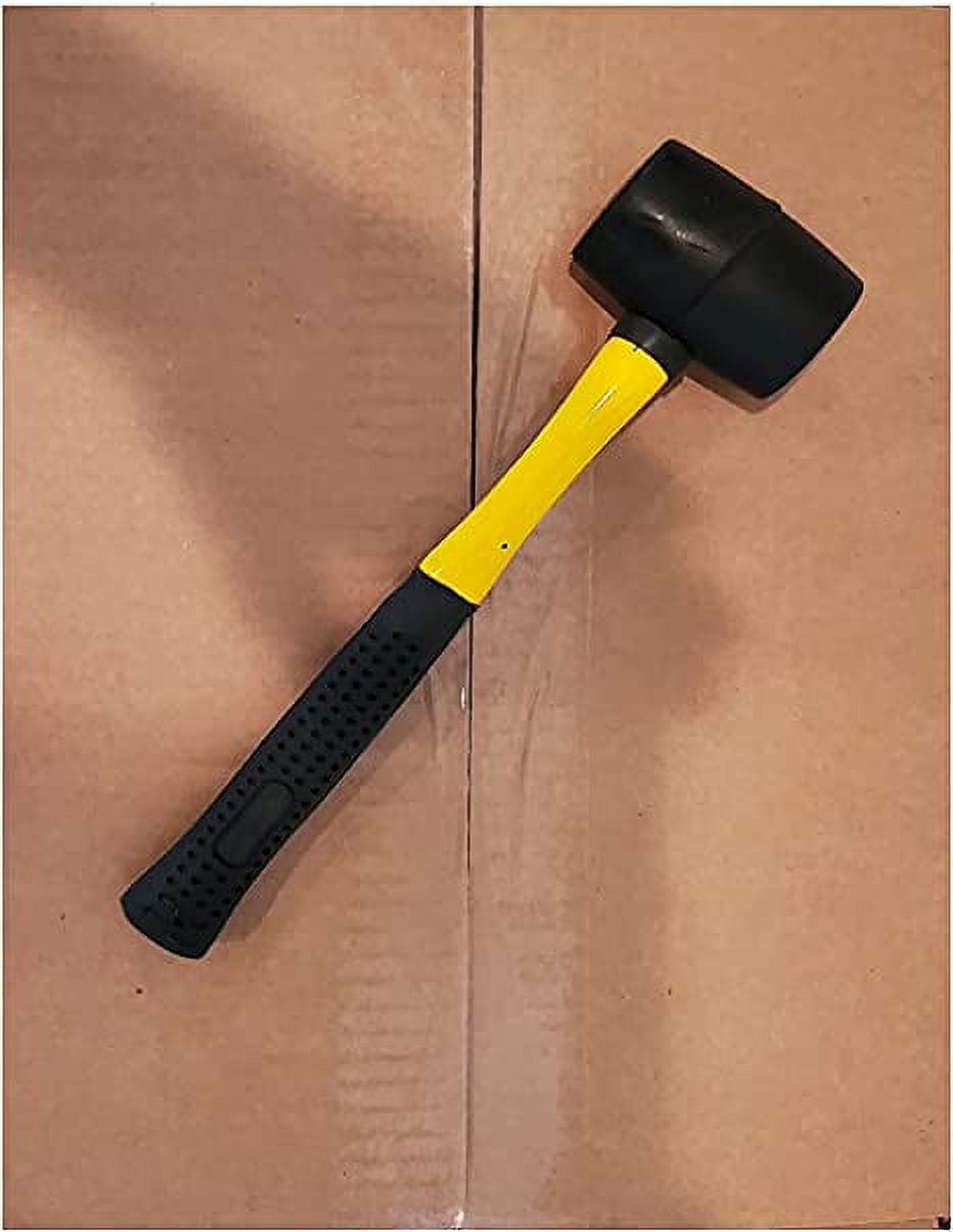 Mini Rubber Mallet with Fiberglass Handle (8 oz) -ENTIRE CASE PACK OF ...