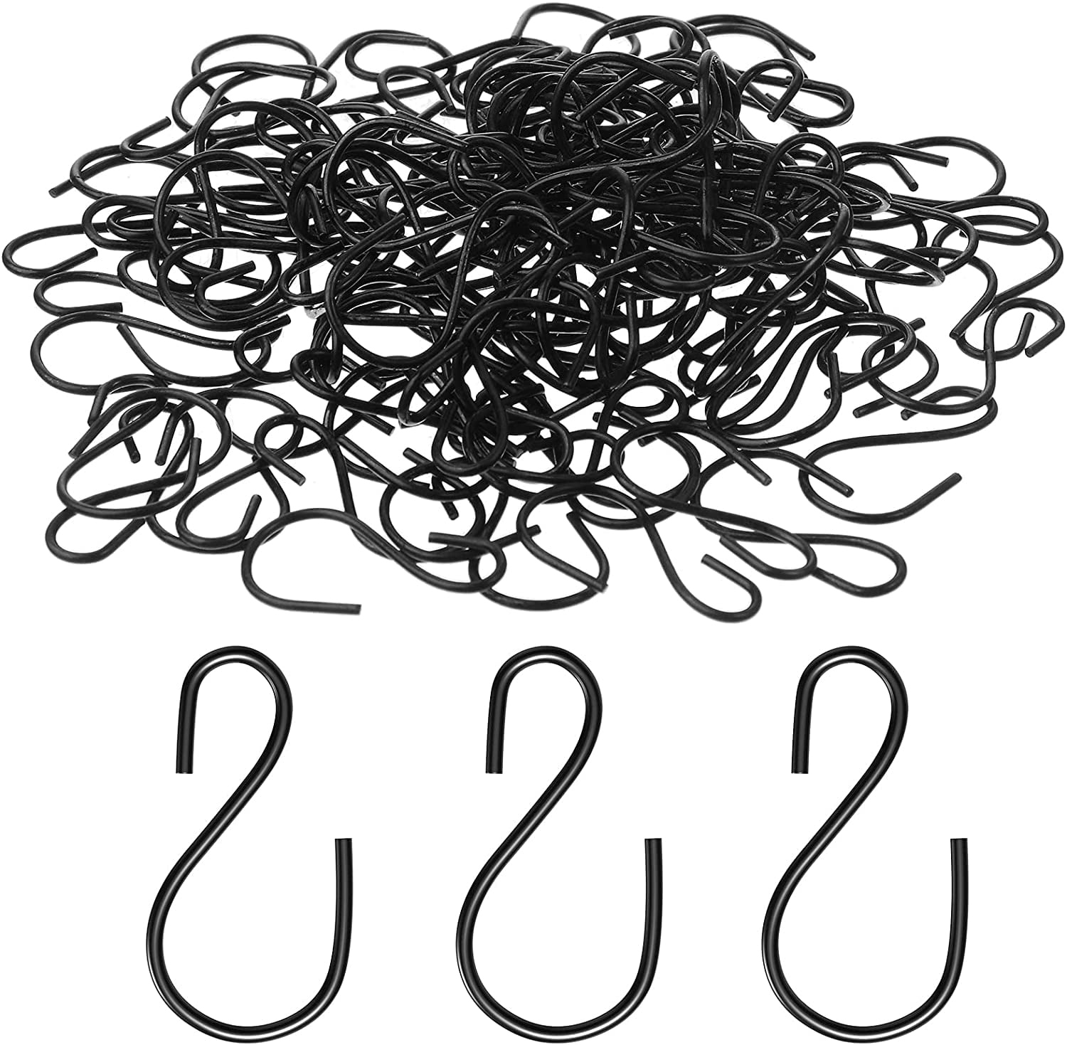 Mini S Hook 1 Inch Metal Hanging Hooks S Shaped Iron Wire Hook Hanger ...