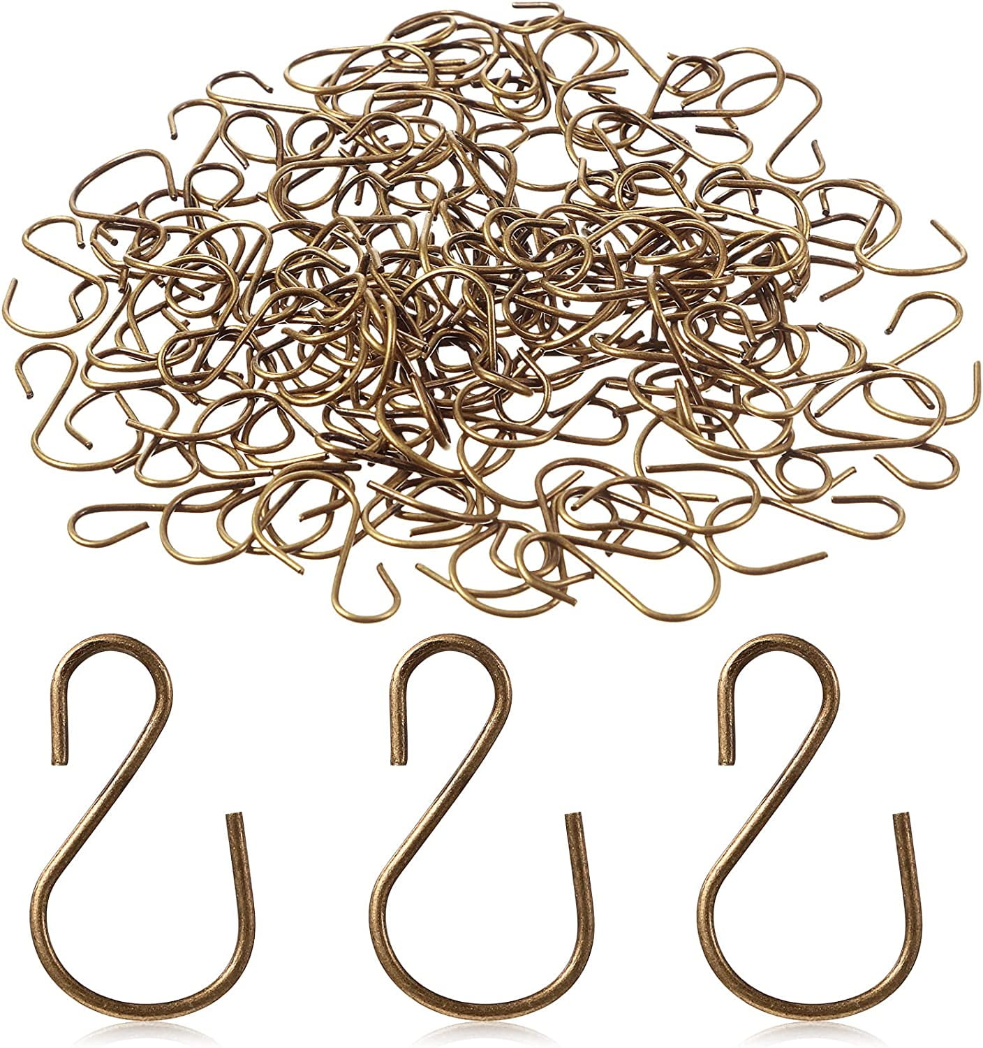 Mini S Hook 1 Inch Metal Hanging Hooks S Shaped Iron Wire Hook Hanger ...