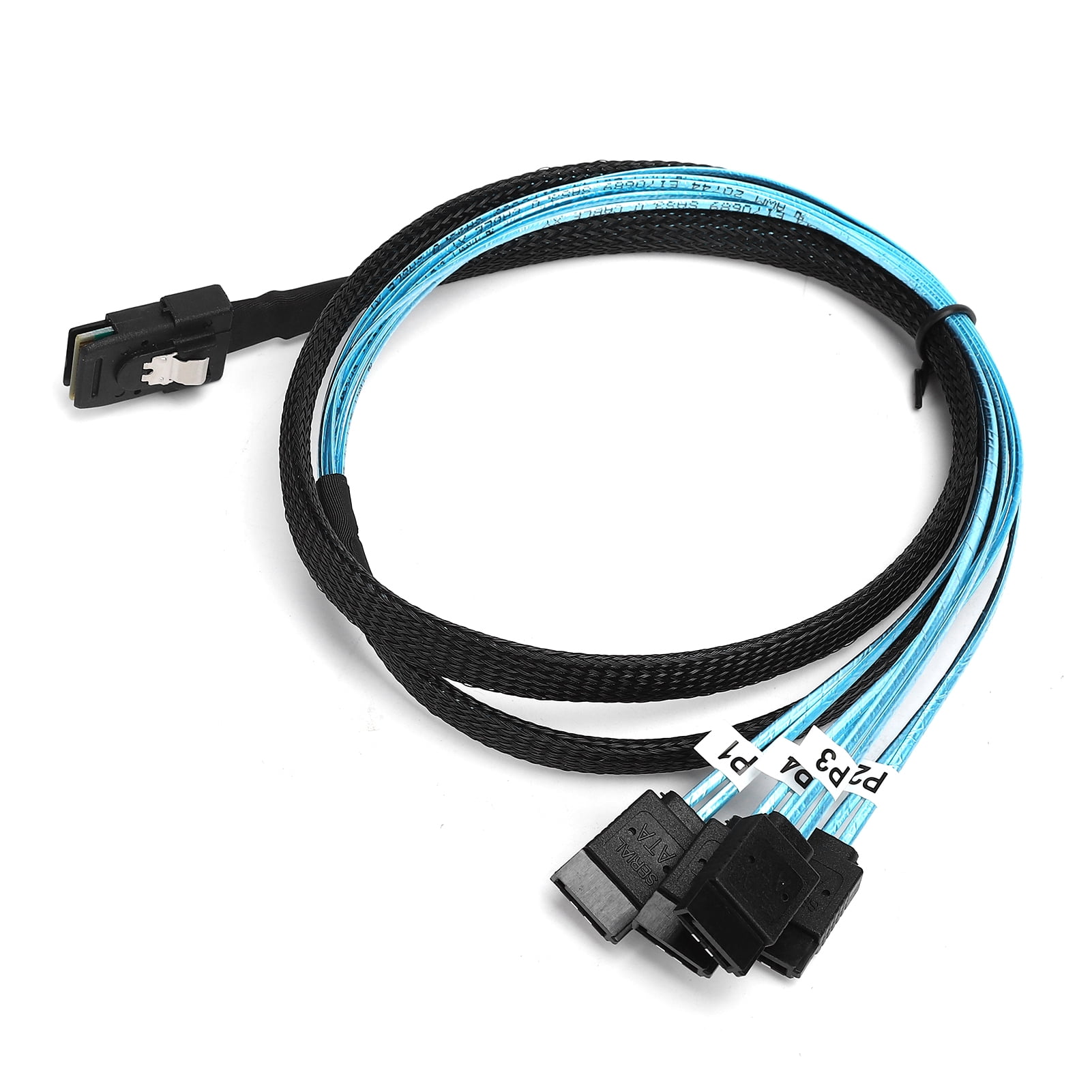 Mini SAS 36Pin Male SFF?8087 to 4 SATA 7Pin Female Cable Mini SAS Host Internal Cable Daboolka ...