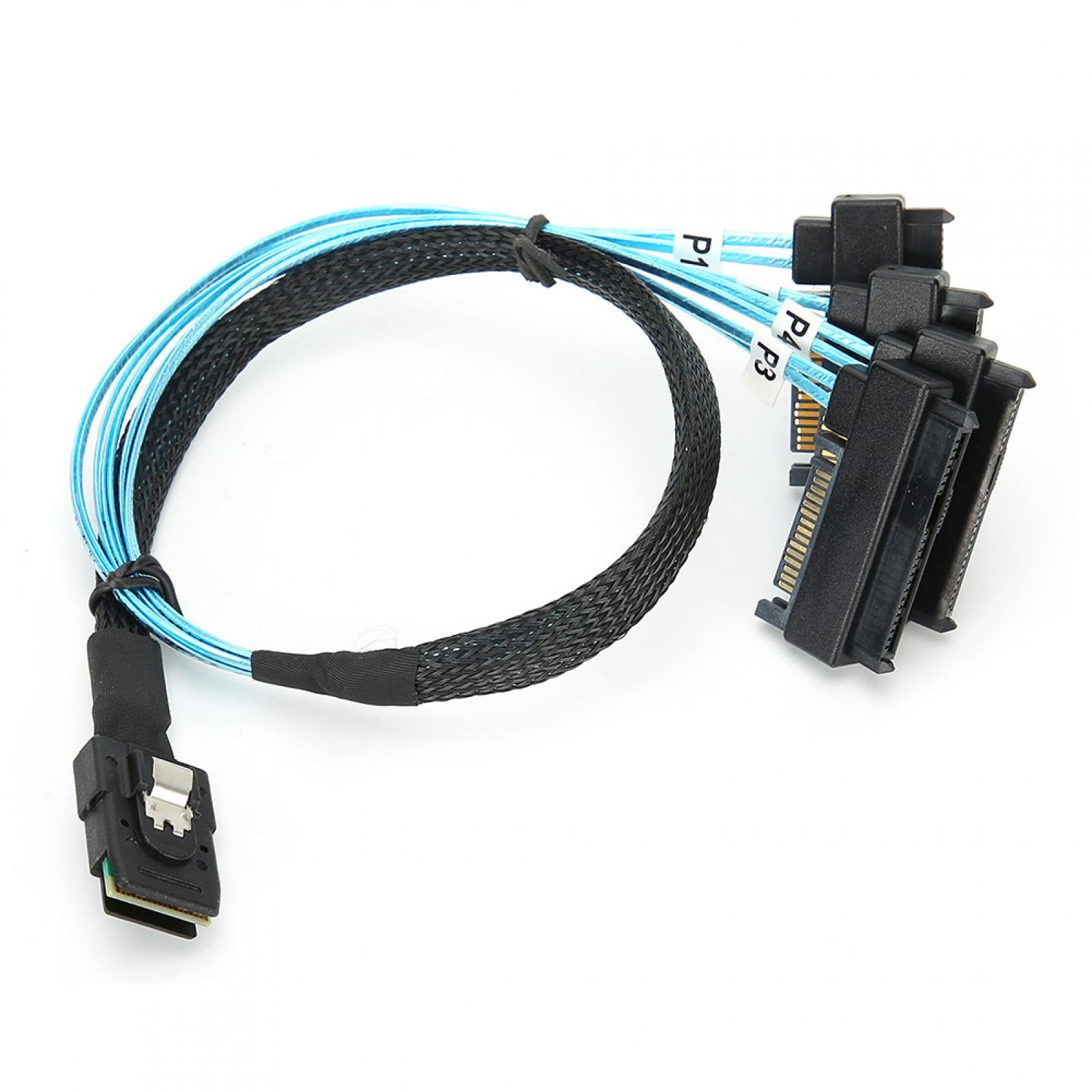 Mini SAS Cable 29P SFF-8087 to SFF-8482 Data Line for Server Computer ...