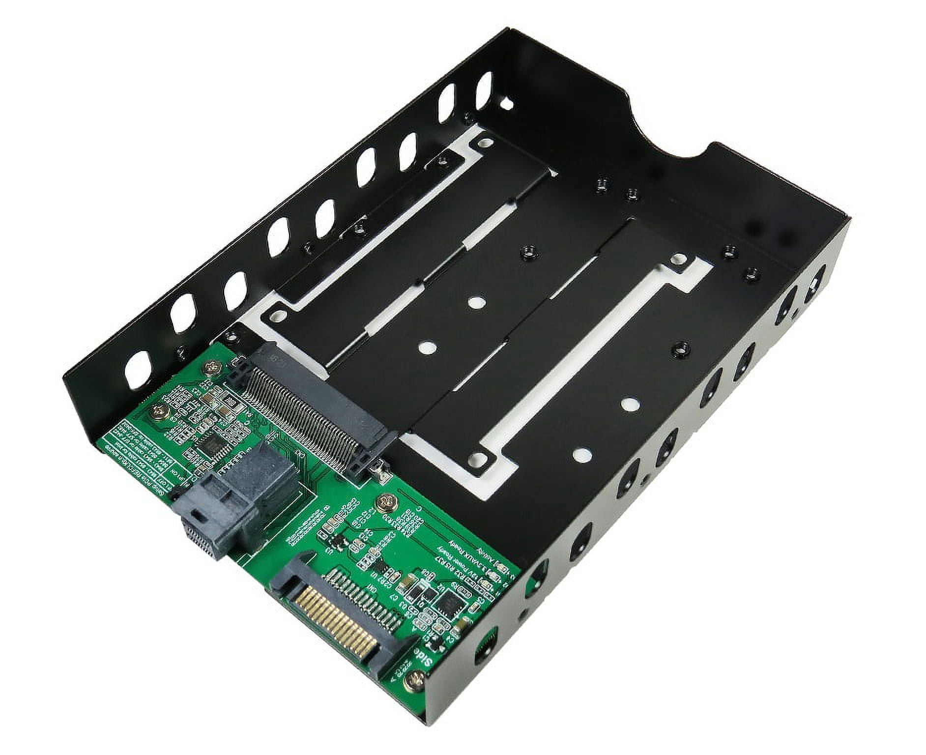 Mini SAS HD PCIe Gen3 to U.2 SSD Adapter with 3.5 Inch Enclosure ...