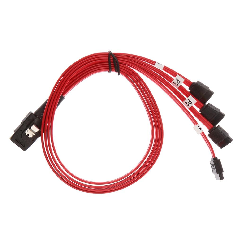 Mini SAS SFF-8087 To 4x HDD Cables Forward Cable 1M - Walmart.com