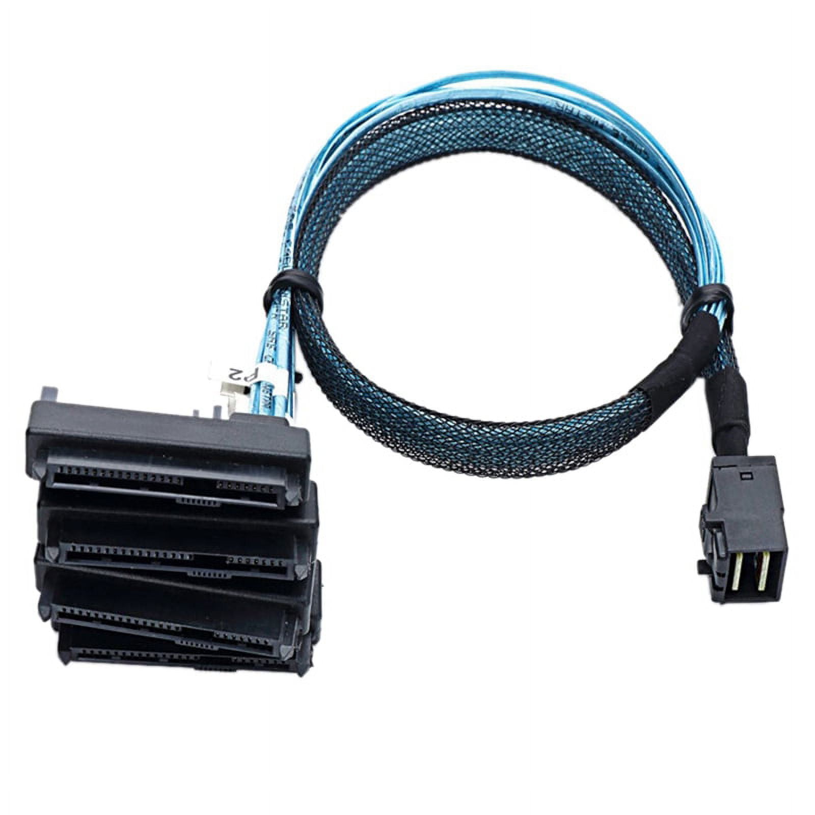 Mini SFF-8643 to 4X29Pin SFF-8482 Hard Disk Server Cable 3.33TF/1M ...