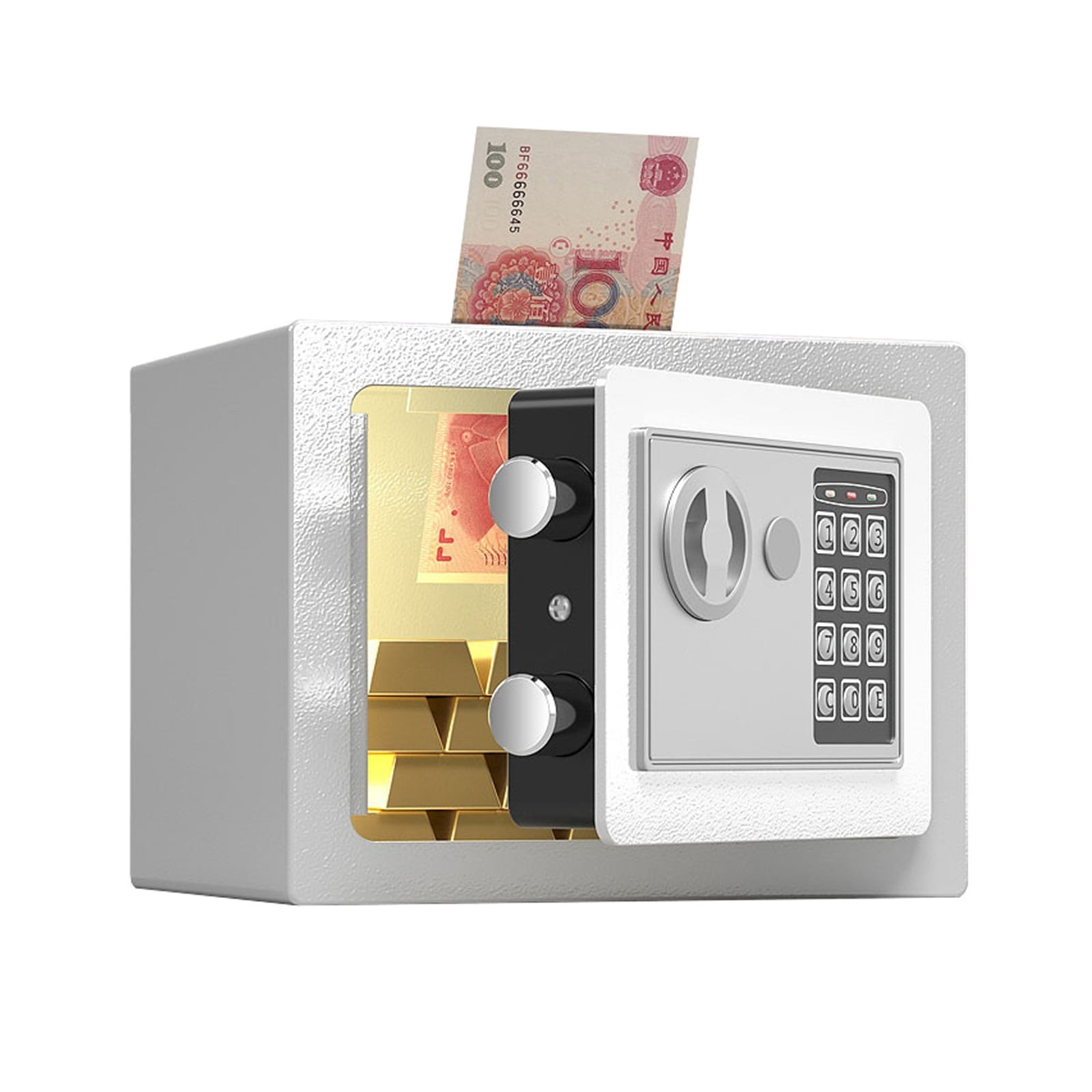 Mini Safe Key Password,Double Insurance Anti-theft Home Safe Deposit ...