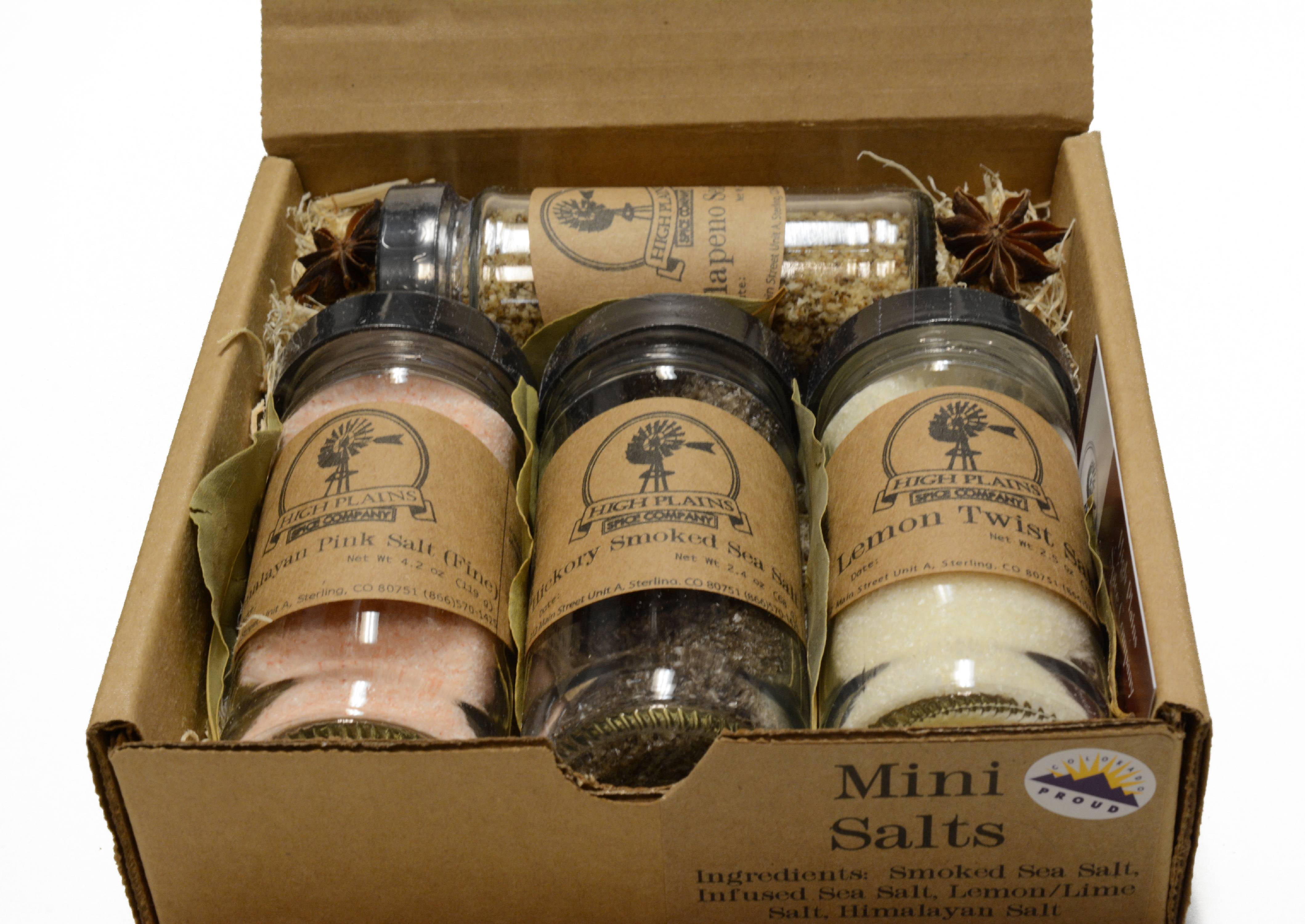 Mini Salts Gift Set of 4 ~ Gift Set by High Plains Spice Company ...